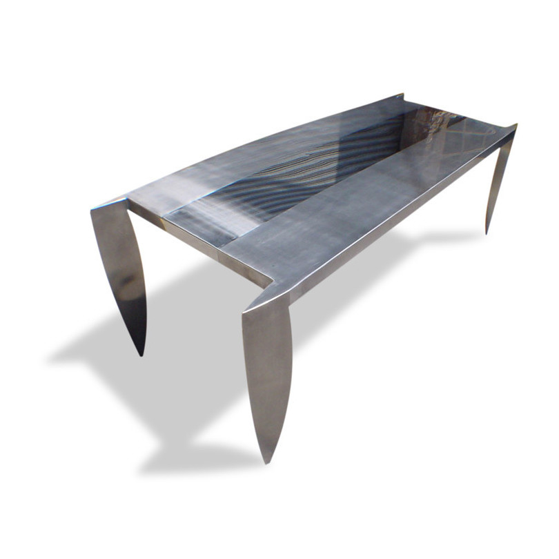 Contemporary design stainless steel high table for indoor or outdoor