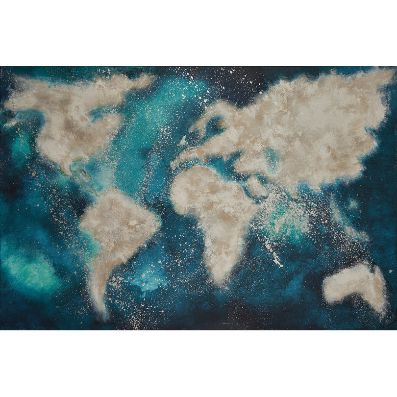 POR UN MUNDO AZUL painting