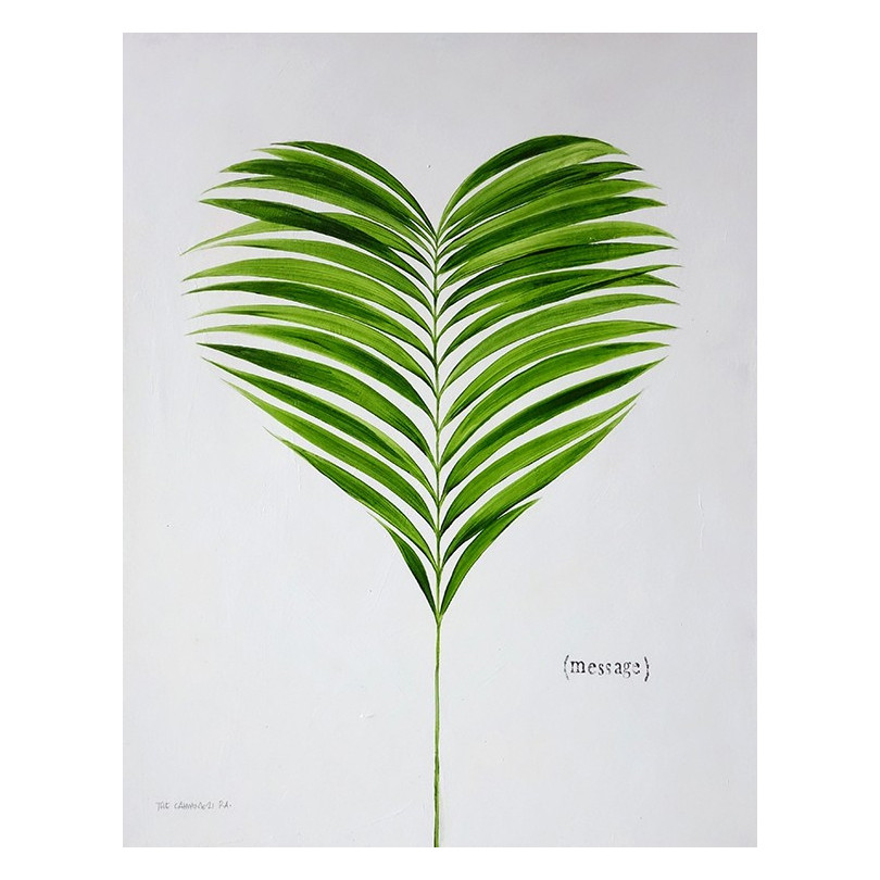 Drawing, poster with message, hand painted by The Catman Barcelona