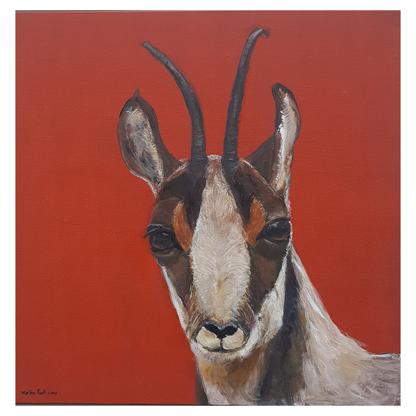 Gems portrait painting by M. Koot, contemporary artist. Animal painting