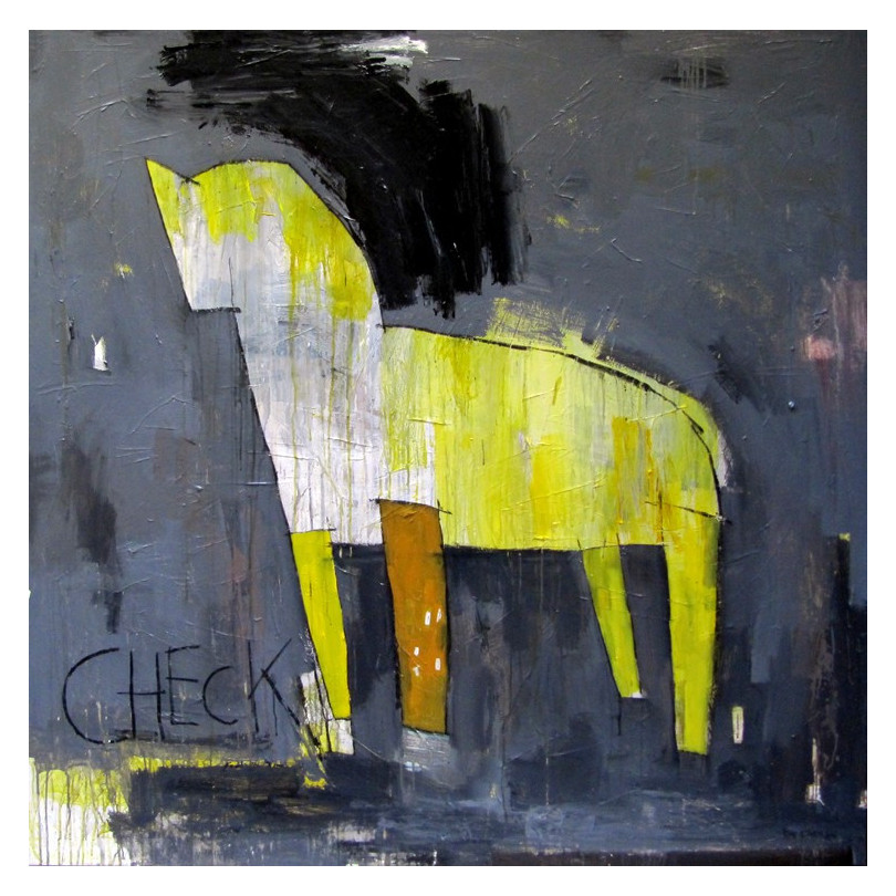 Large format hand paintings by The artist The Catman from Barcelona